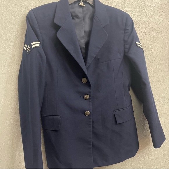 Jackets & Coats | Us Air Force Usaf Military Service Dress Blue Jacket ...